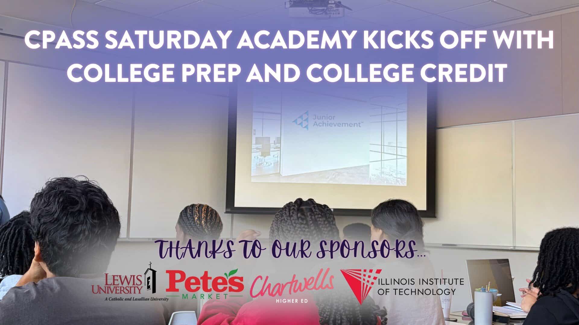 CPASS Saturday Academy Kicks Off with College Prep and College Credit ...